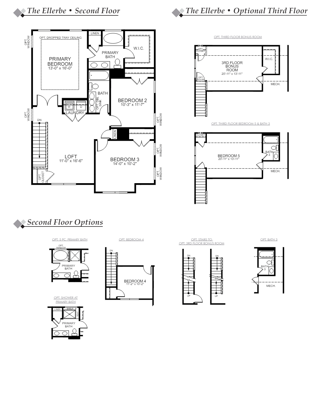 Ellerbe Floor Plan | Watermark | Eastwood Homes