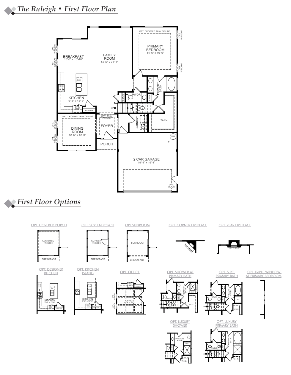 Raleigh Floor Plan | Build On Your Lot | Eastwood Homes