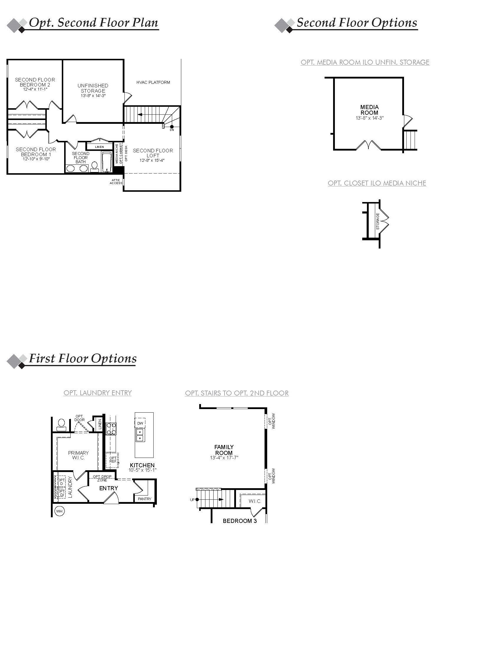 Fenwick Floor Plan | Heritage - 55+ Community | Eastwood Homes