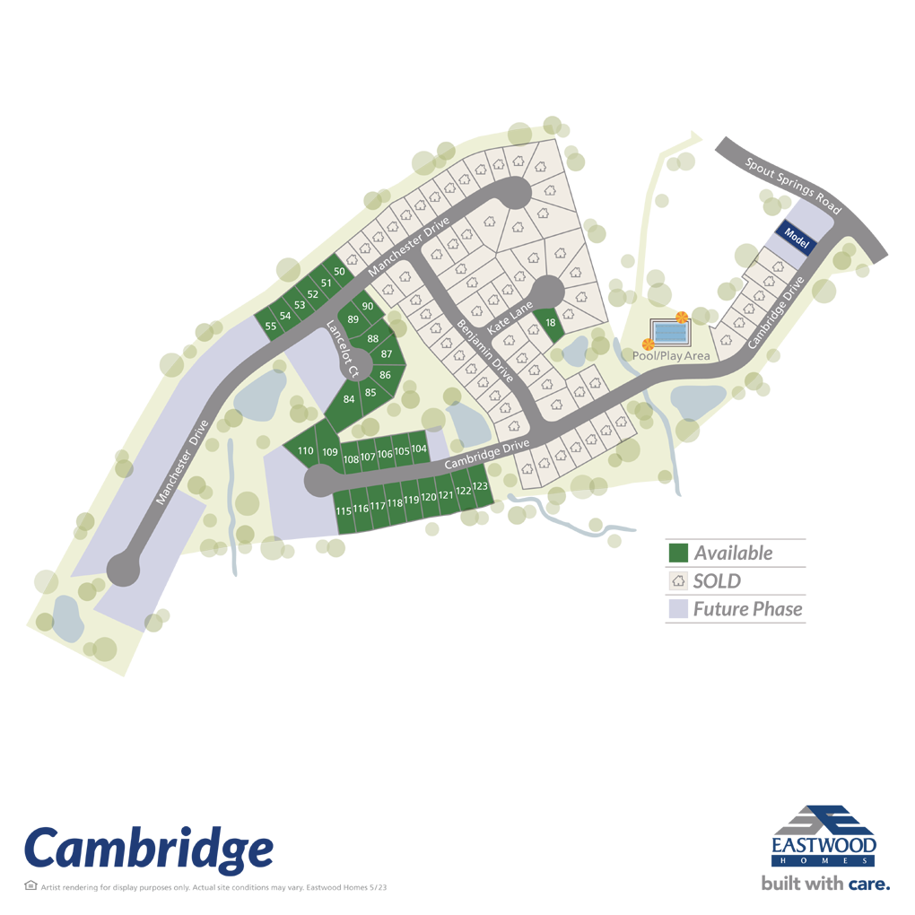 Cambridge | New Homes For Sale Near Lake Lanier | Eastwood Homes