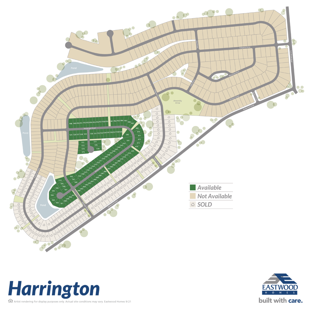 Harrington Homes | Homes For Sale in Greenville, SC | Eastwood Homes